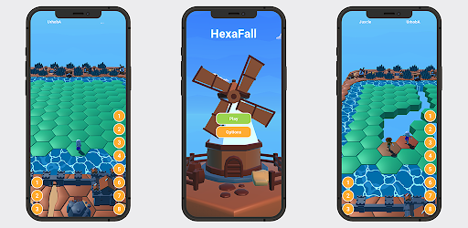 Hexa Fall by urhoba, HattoriC