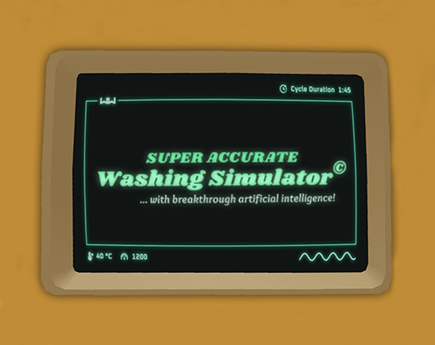 Super Accurate Washing Simulator by Futuregames, Pontus Joneström