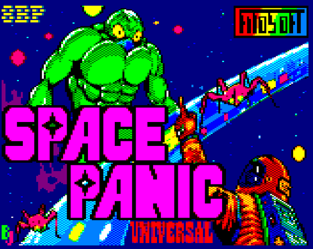 Space Panic (CPC) by fitosoft, X3NoMoRPH