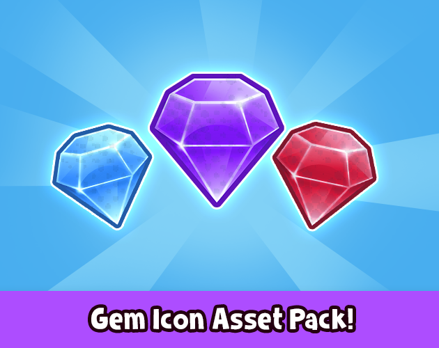 Gem Currency Icon Asset Pack by ArtGem