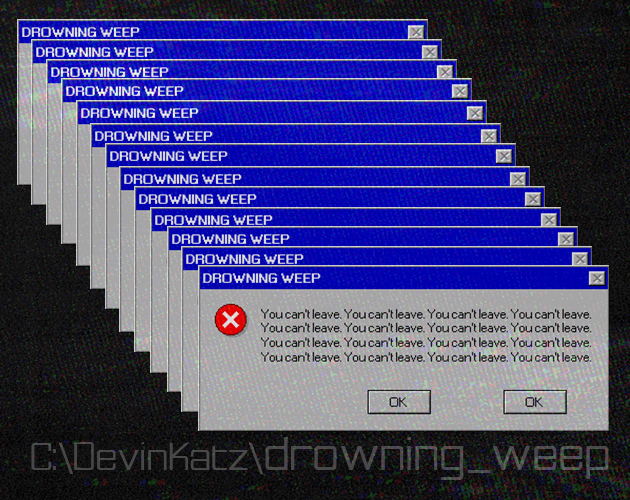 DROWNING WEEP by Effervescent Owls Studio