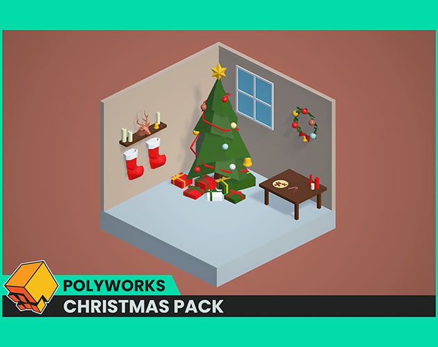 Low Poly Christmas Pack - PolyWorks by vector_cmdr