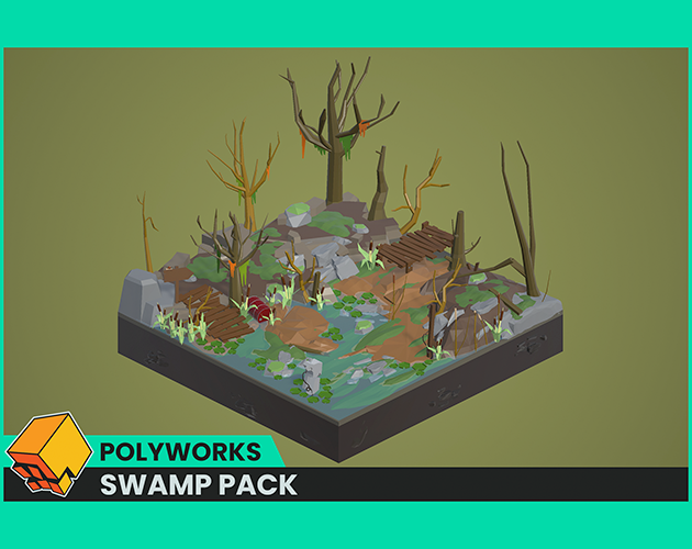 Low Poly Swamp Pack - PolyWorks by vector_cmdr