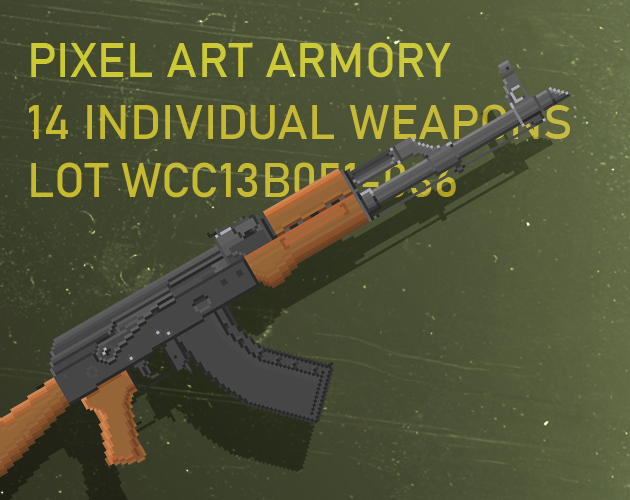 Pixel Art Armory 1 Pixel Guns by forestraptor