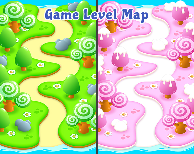 Game Level Map by Renderman