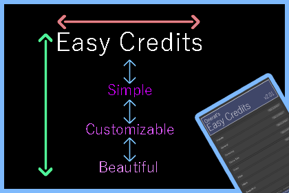 Easy Credits 2 for Unity by OneratGames