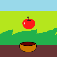 Cacth The Apple 2D-In Scratch-2D by R. Rasya