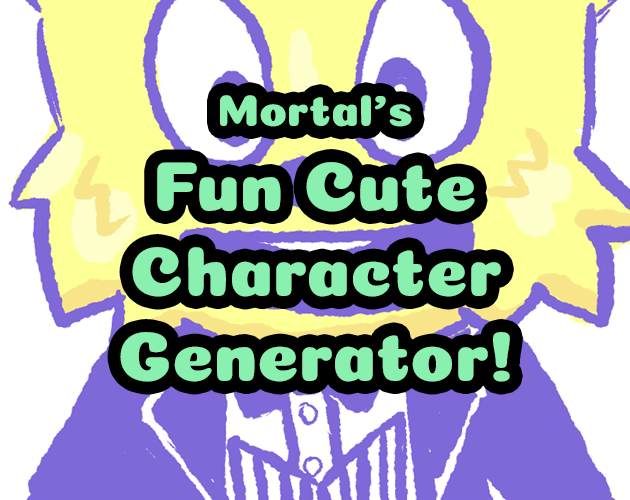 fun cute character generator! by mortalz for Nonbinary Game Jam - itch.io