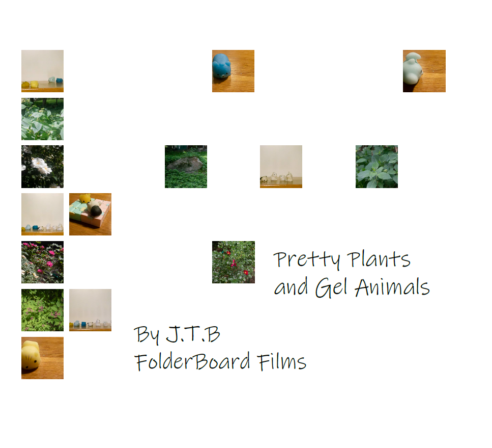 Pretty Plants and Gel Animals by FolderBoard