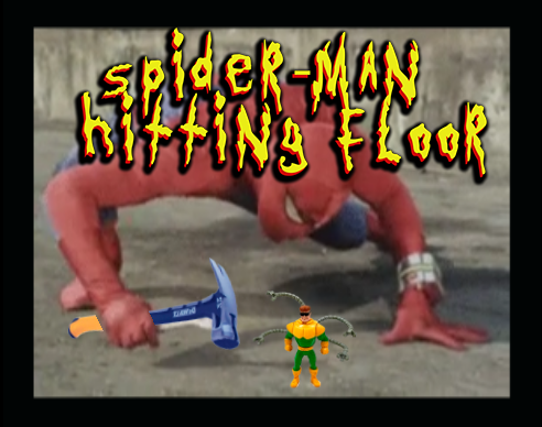 Spider-Man Hitting Floor by Mitsi