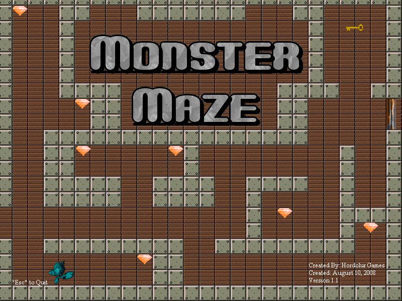 Monster Maze by hordolur