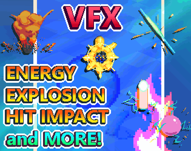 VFX COLLECTION - VOL 2 - Pixel Art Effects by kiddolink