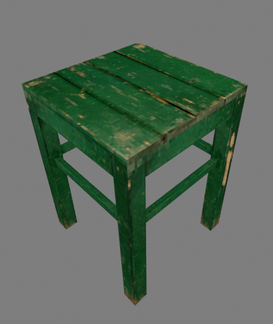 Wooden Stool by Luka Aleksic