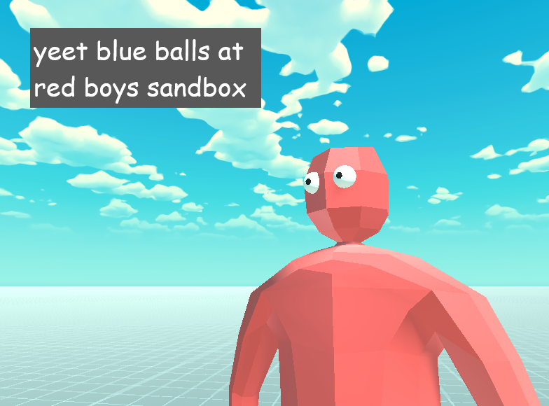 Yeet Blue Balls At Red Boys Sandbox by siahdev