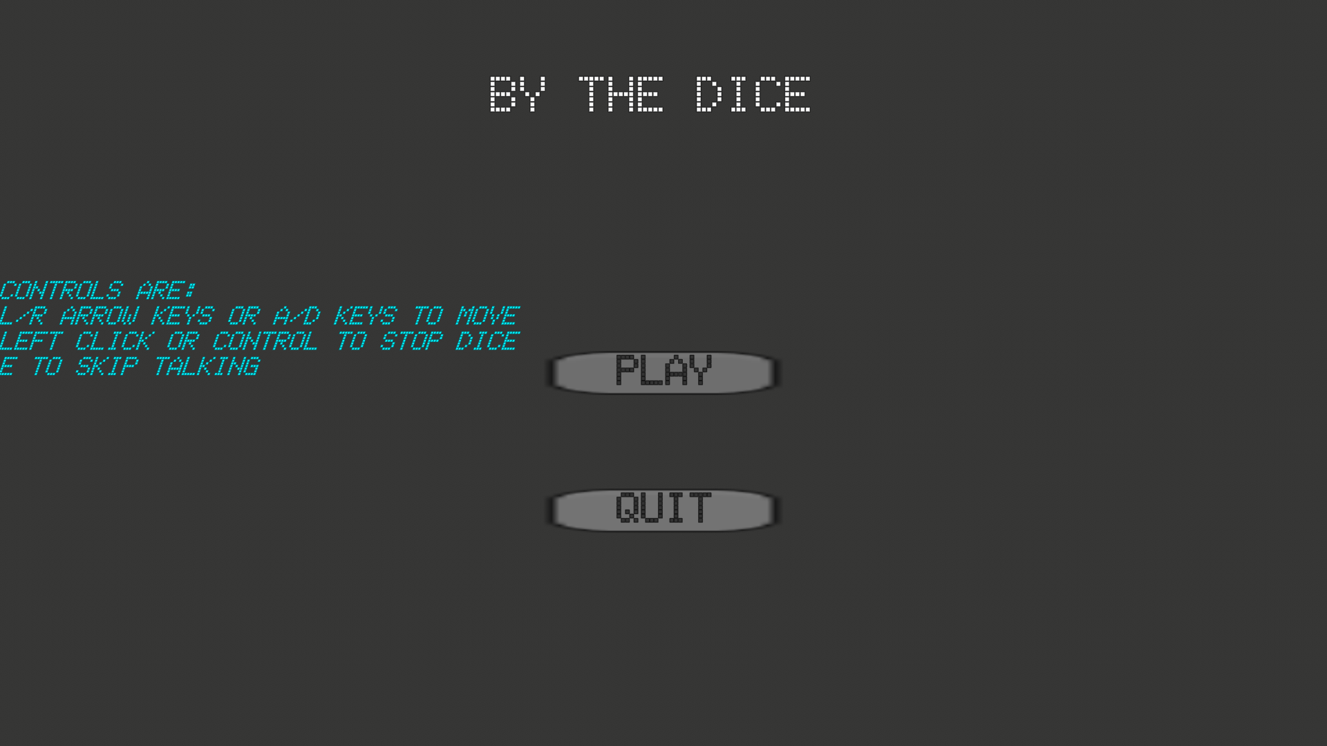 By The Dice by Samurai Gaming 1 for GMTK Game Jam 2022 - itch.io