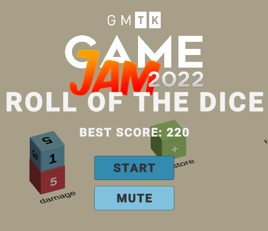 Roll of the Dice by agegorin, damarrus for GMTK Game Jam 2022 - itch.io