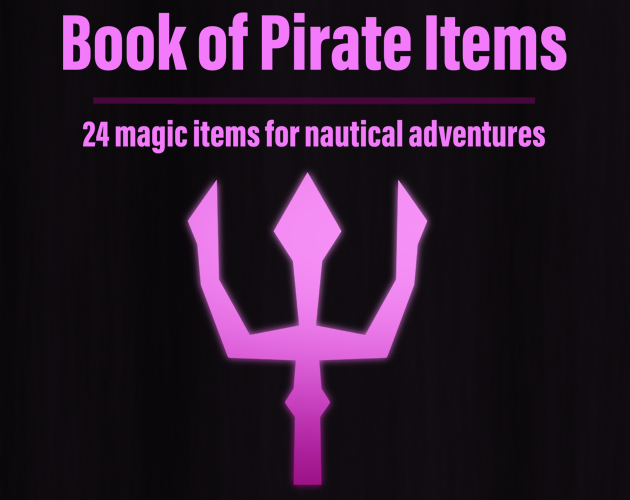 Book of Pirate Items by Faerie Fire Force