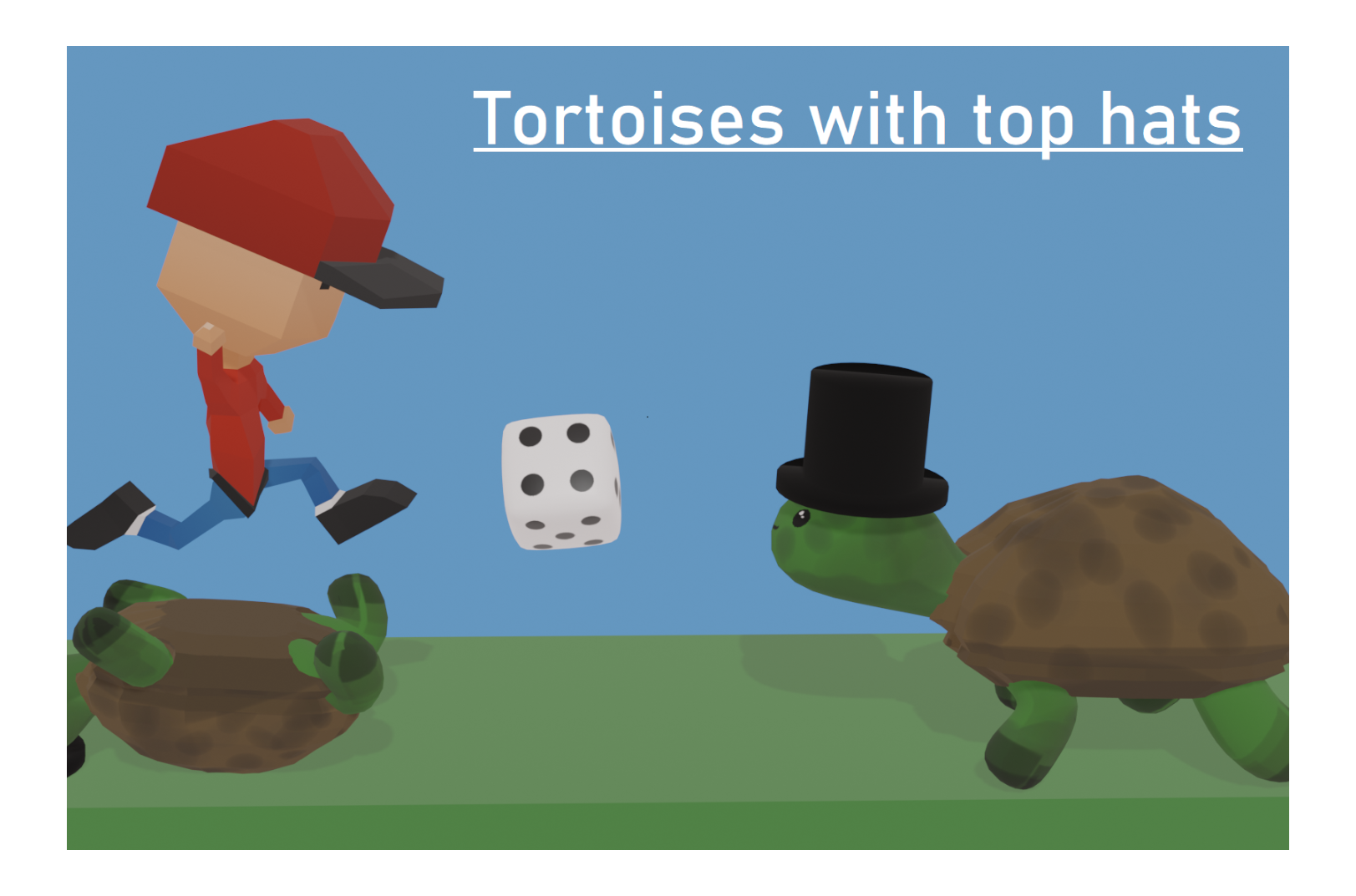 Tortoises with top hats by MtWhateverest