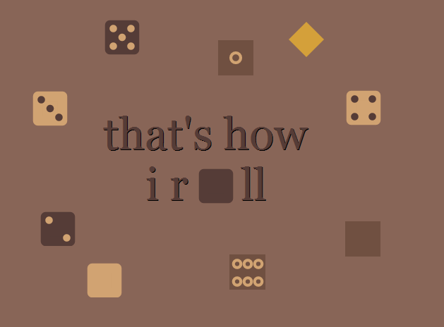 that's how i roll (not without text) by not without text