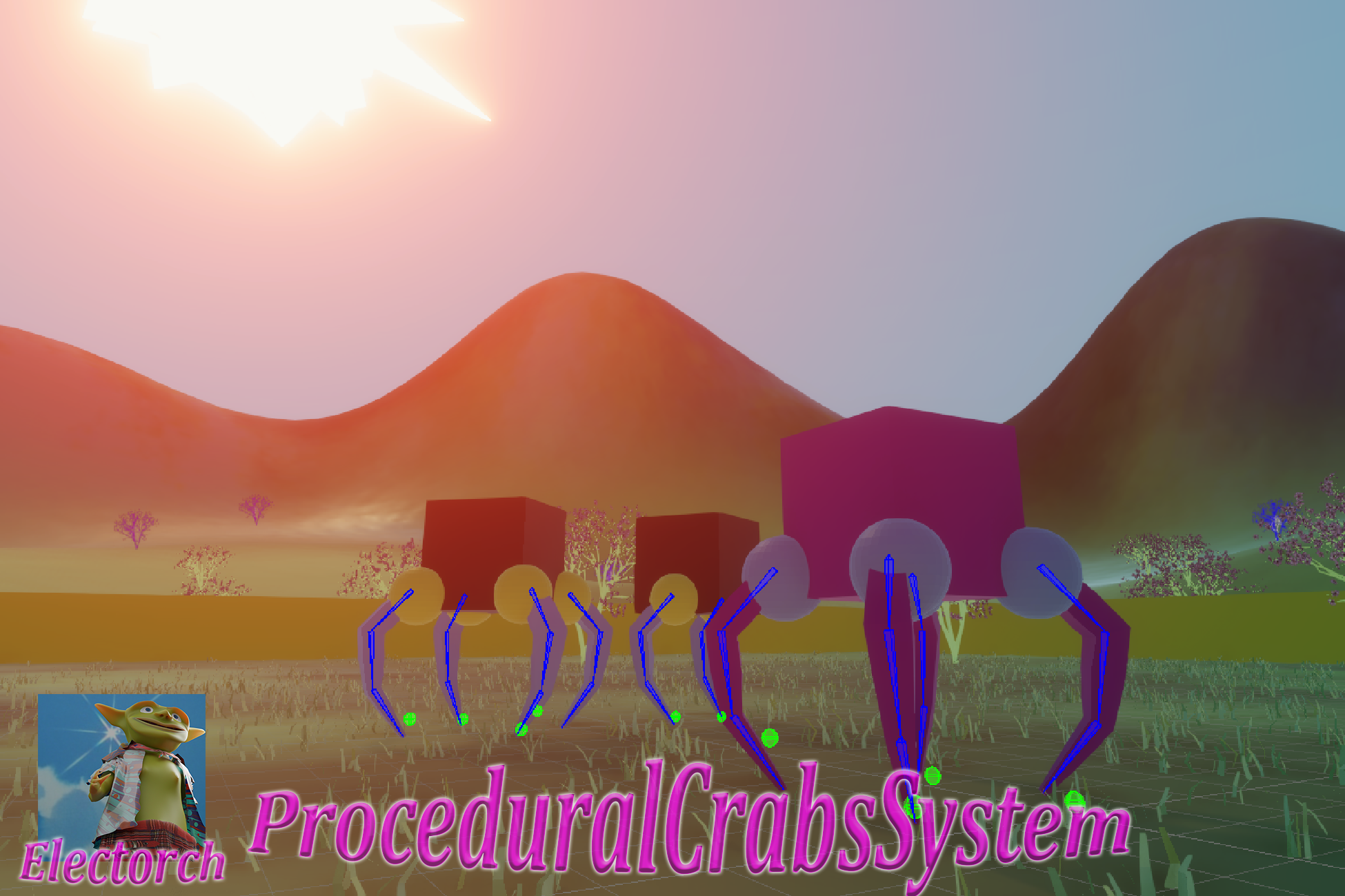 Procedural Crabs System by Electorch Strauss