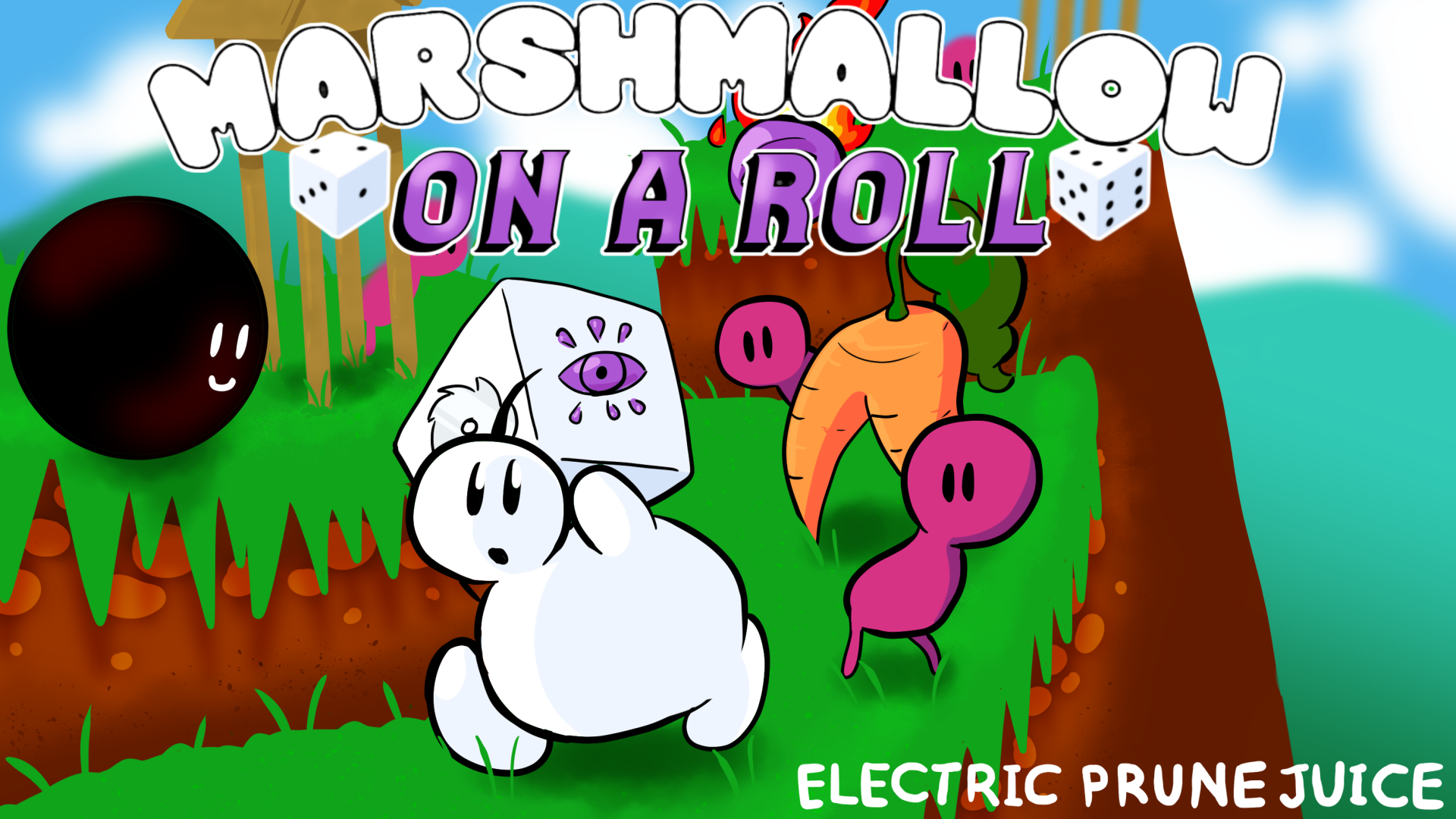 Marshmallow on a Roll by Electric Prune Juice Games, Cassie!