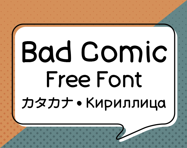 Bad Comic - Free Font by GGBotNet