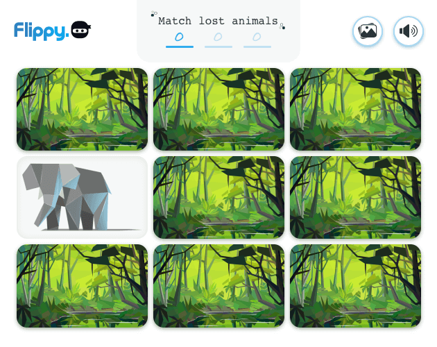 Flippy - memory game with an audible twist by robotarcher