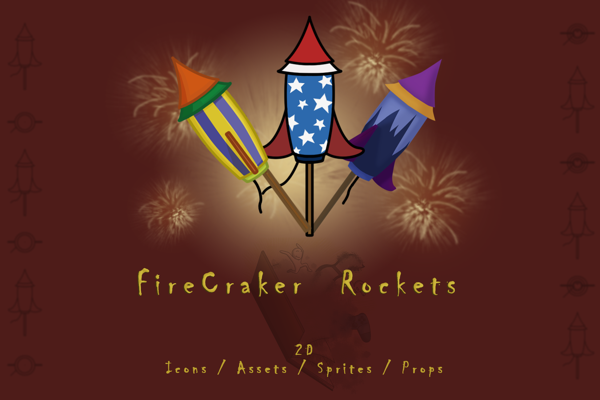 Firecracker Rocket - Firework Rocket by ManuelGaviro