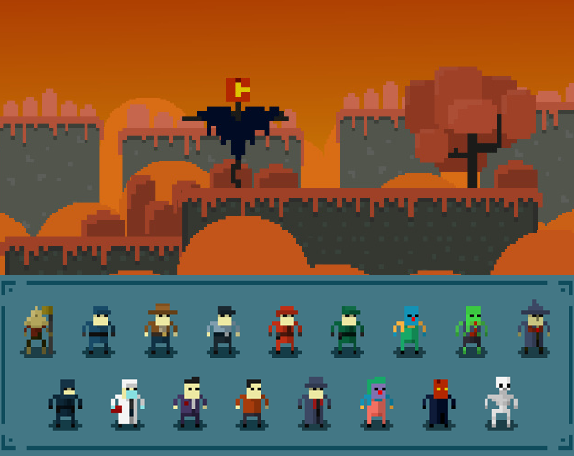 PixelArt Platformer (GameAssets) by Serikkaliyev.Zh