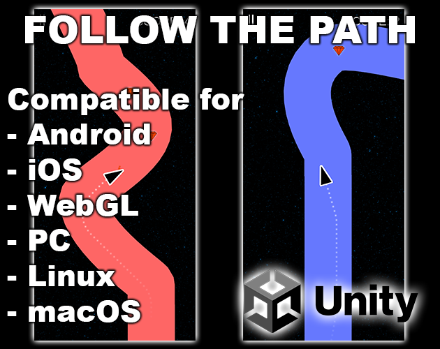 Follow The Path - Unity Game With AdMob by NeonSpaceFighter