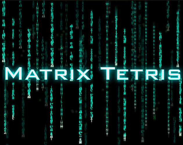Matrix Tetris by University of Chester Games Development