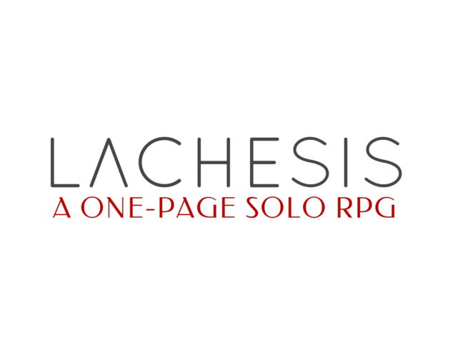 LACHESIS - A one page solo rpg by hacked.design