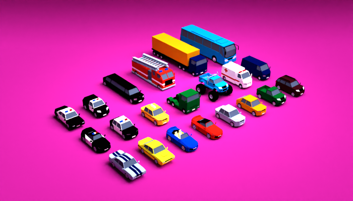 Free Low Poly Vehicles Pack by RGS_Dev