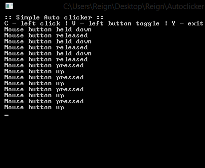 Simple Auto-clicker by Reign