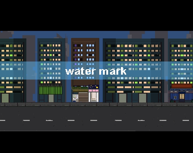 2D Buildings for a side scroller by AdaluteGames