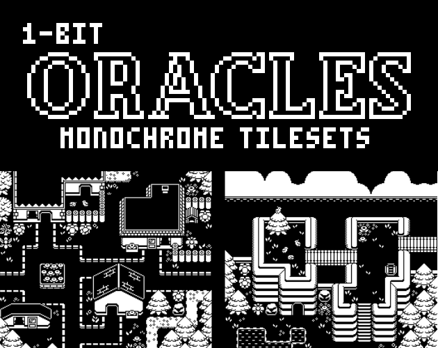 1-bit Oracles: Monochrome Tilesets by GibbonGL