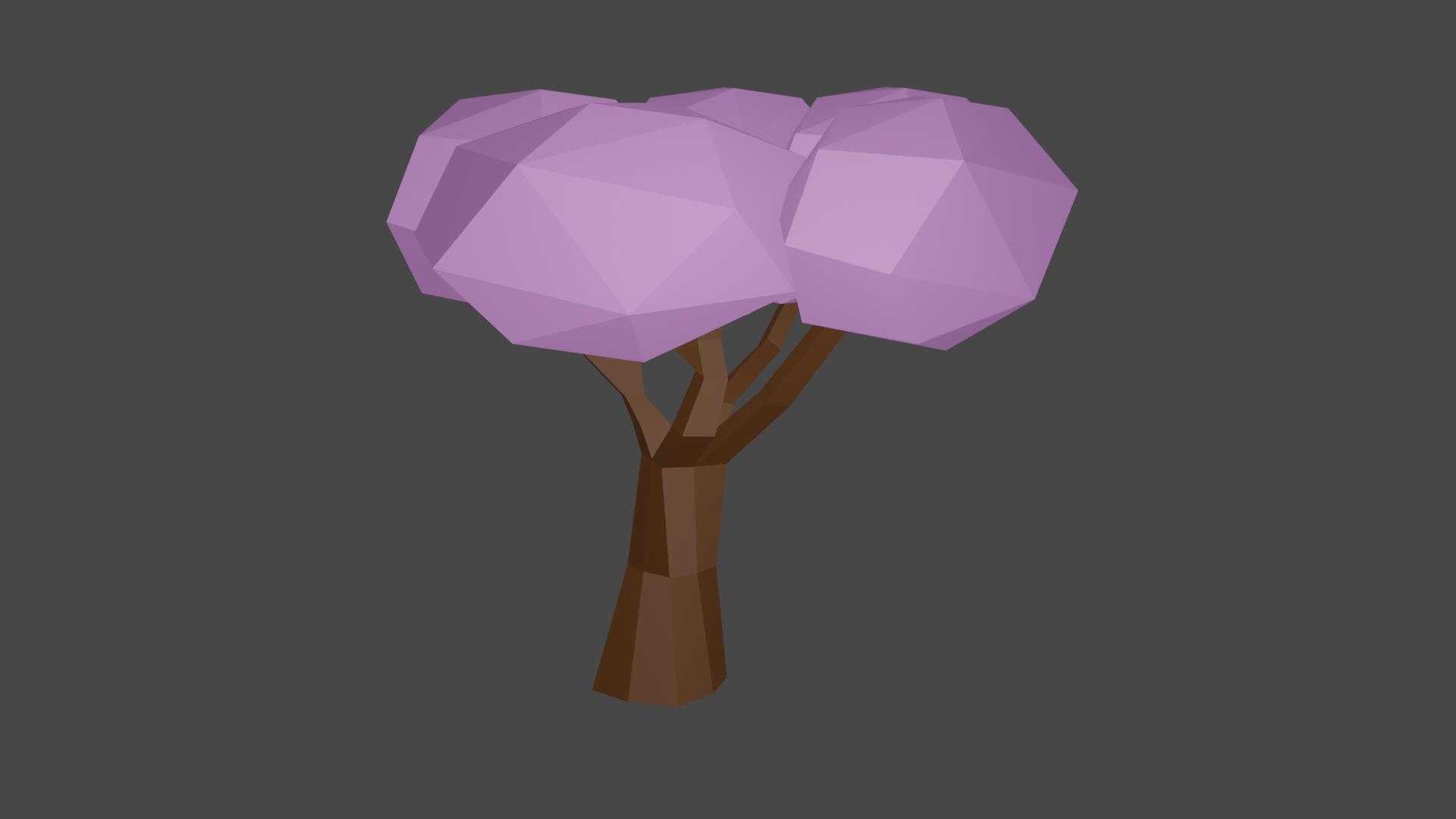 Free low poly blooming cherry by WoblinGoblin