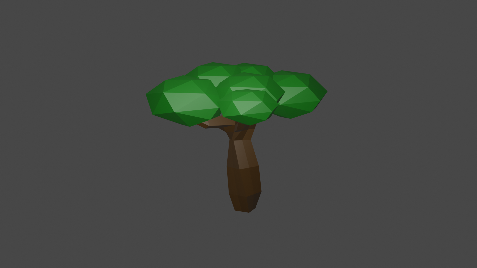 Free low poly fat tree by WoblinGoblin