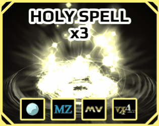 Holy Spell Pack - RPG Maker VX Ace, MV & MZ Animations by ...