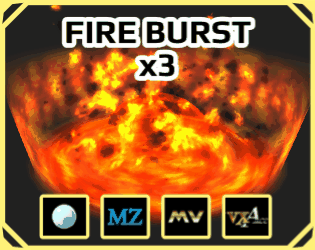Fire Burst Pack - RPG Maker VX Ace, MV & MZ Animations by ...