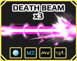 RPG Maker VX Ace, MV & MZ Animations - Death Beam Pack by ...