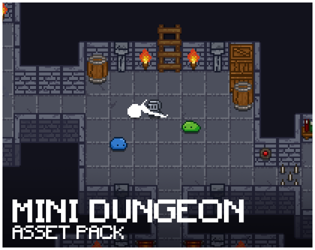 Mini Dungeon - 16x16 Asset Pack by melthie