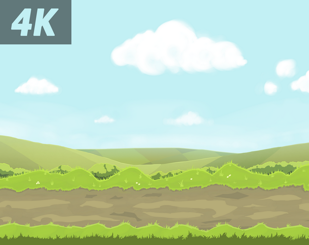 Hand Painted Parallax Background 1 by oleekconder Hand Painted Parallax Background 1 by oleekconder