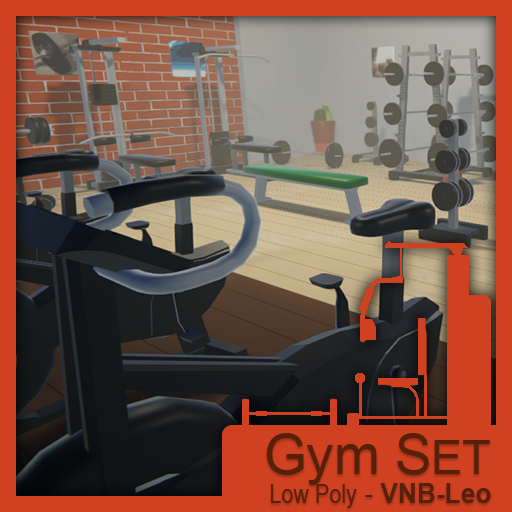 Low Poly Gym Set [+70 Models] [VNB-Leo] by VNBP - Leo