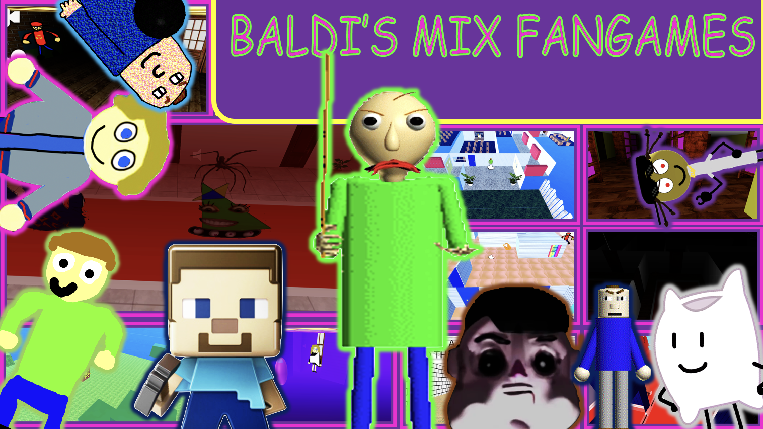 Baldi's Mix Fangames by Steven2PM