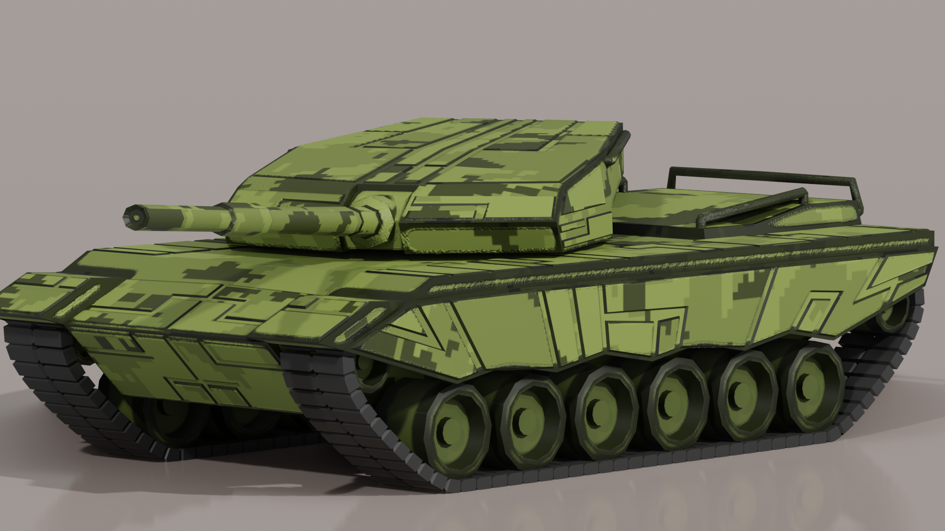 Type 96 Tank 3D Model by Coynese