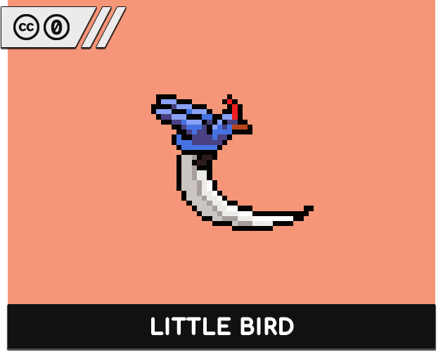 Little Bird - Animated Pixel Art Character by Foozle
