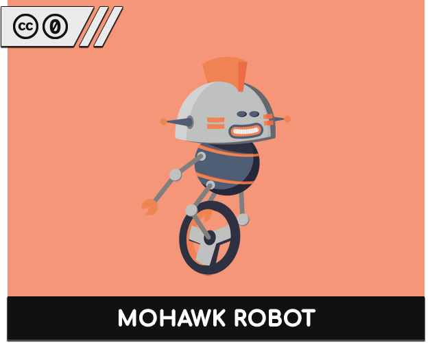 Mohawk Racer Robot - Free! by Foozle