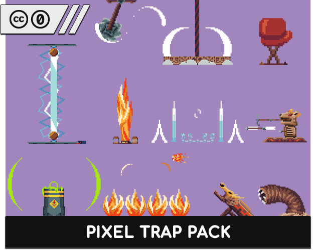 Pixel Trap Pack - 30 Animated Traps by Foozle