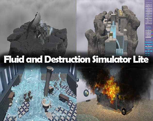 Fluid and Destruction Simulator Lite by DMcreatorMAVR